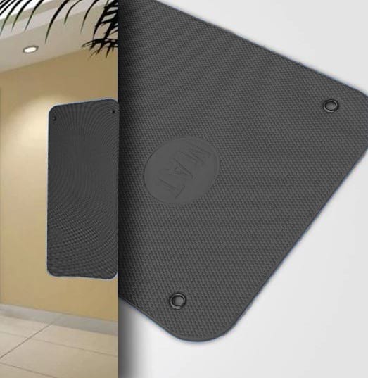 EVA Gym Mat Black with Eyelets - Exagym